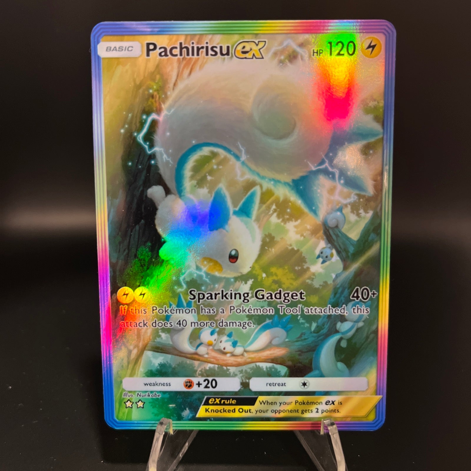 Pachirisu ex Pokémon TCG Pocket Illustration Art Card - Sharp Details ...